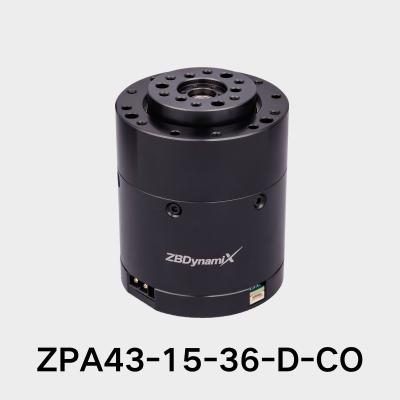 China ZBDynamiX ZPA43-15-36-D-CO Integrated Planetary Joint Actuator | 70 Nm Peak Torque, 36:1 Ratio, OD56 mm for sale