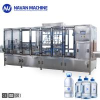 China Automatic Linear Model 3L-10L Water Bottle Rinsing Filling Capping Machine for sale