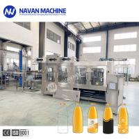 China High Capacity Pulp Juice Filling Machine Plastic Bottles PLC Control for sale