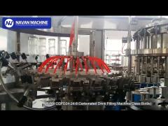 NAVAN CGFD24-24-8 Carbonated Drink Filling Machine(Glass Bottle)