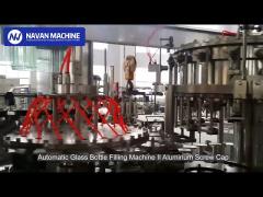 Navan Sparkling Drink Bottlin g Machine (Glass Bottle with aluminum screw cap)