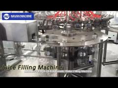 330ml Juice Filling Machine 8000BPH Rinsing Capping Rotary PLC Control
