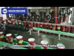 NAVAN Automatic(Two-pcs-CAN) Filling & Sealing Machine