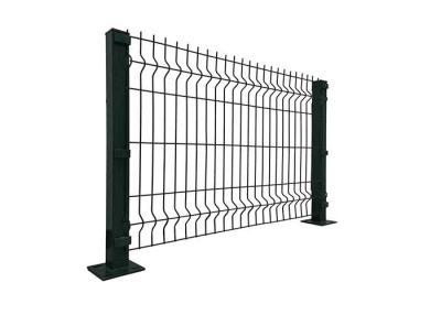 China Metal Frame Curvy Welded V Mesh Security Fencing for sale