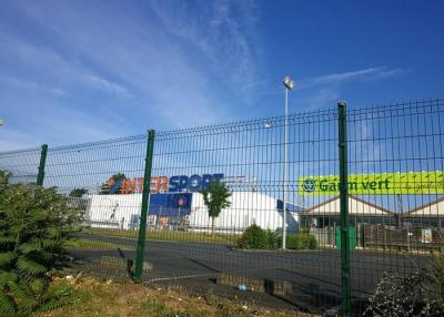 China 6 Gauge Pvc Coated L2500MM V Mesh Security Fencing for sale