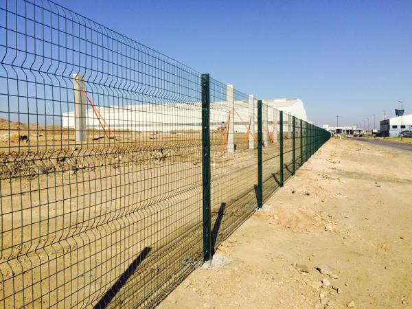 Quality Galvanized Triangle 1.23m Height V Mesh Fencing for sale