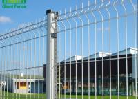 China 3D Triangular Bending Wire V Mesh Security Fencing 2.43m Height 50x100mm Mesh for sale