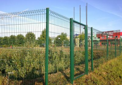 China 8ft Height Electric Welding V Mesh Security Fencing With Multiple Post for sale
