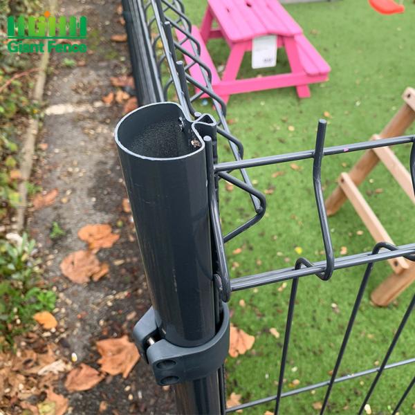 Quality Metalx Factory Price Cheap Green/Black PVC Coated Outdoor Garden 3D Curvy Welded for sale