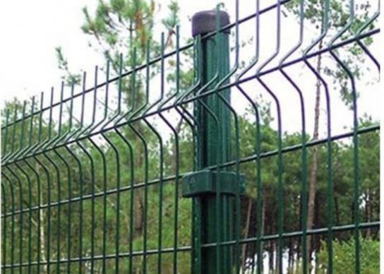 Quality Metalx Factory Price Cheap Green/Black PVC Coated Outdoor Garden 3D Curvy Welded for sale