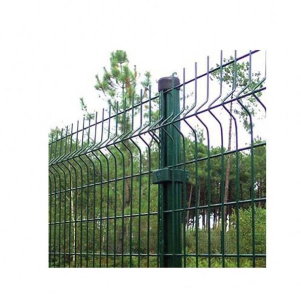 Quality Metalx Factory Price Cheap Green/Black PVC Coated Outdoor Garden 3D Curvy Welded for sale