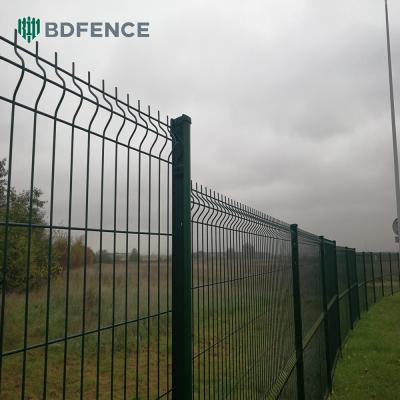 China High Security Wire Mesh Fence 3D V Bending Curved Garden Farm Fence for Perimeter Security for sale