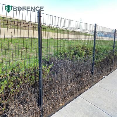 China High Security Wire Mesh Fence 3D V Bending Curved Garden Farm Fence for Perimeter Security for sale