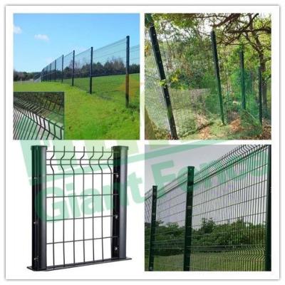 China Outdoor 3d Curved Pvc Coated Welded Wire Mesh Fencing For Garden And Farm Protection 3d Fence for sale