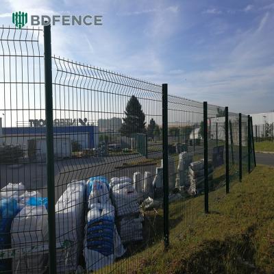 China Easy Assembly Pvc Coated 3d Welded Wire Mesh Fence For Garden Security for sale
