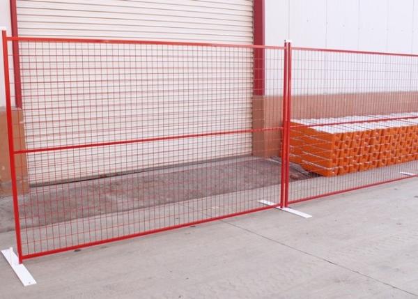 Quality Easily Assembled PVC coated H8ft Removable Temporary Fencing for sale