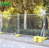 China Galvanized Welded Temporary Construction Fence 2.4m Width 3mm Wire Diameter for sale