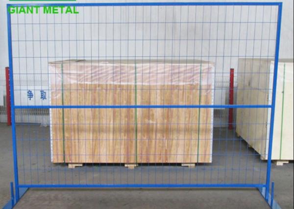 Quality Easily Assembled Canada Galvanized Movable 6ft Temporary Site Fencing for sale