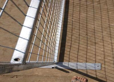 China Hot Dip Galvanized Canada Square Tube Construction Portable Temporary Fence for sale