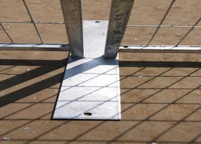 China Hot Dip Galvanized Canada Square Tube Construction Portable Temporary Fence for sale