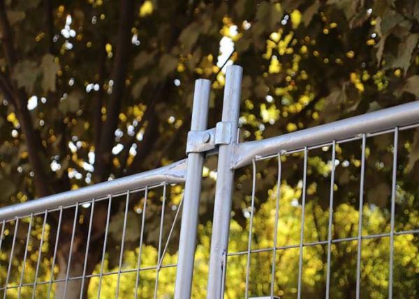 Quality 2.1M *2.4m Australia Retractable Temporary Fence Square Hole for sale