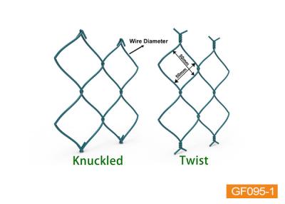 China 5 Foot Diamond Chain Link Fence for sale