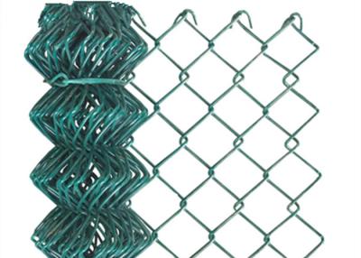 China PVC Coated diamond shape 8Ft Cyclone Wire Fence for sale