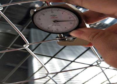 China Plastic Coating 50*50mm Diamond Chain Link Fence for sale