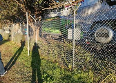 China Thick zinc coating Woven Fence Chain Link Driveway Gates for sale