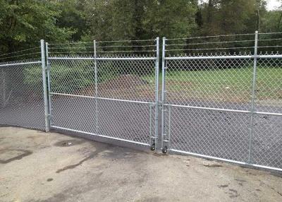 China hot dip Galvanized 2"x2" Temporary Chain Link Fence for sale