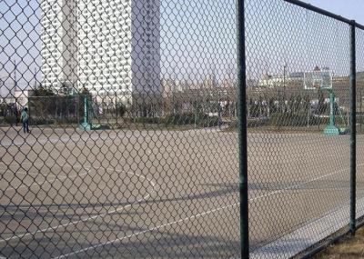 China Safety Metal Steel Pvc Chain Link Fence For Garden for sale