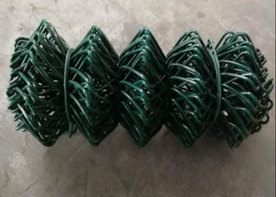 Quality Uniform Mesh Hole 3mm Green Chain Link Fence for sale