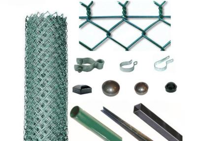 China Anti Corrosion Zoo Protective Diamond Chain Link Fence for sale
