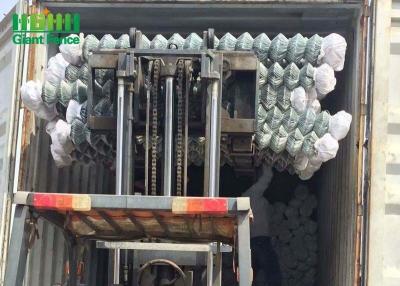 China Galvanized Pvc Coating Decorative 4.8mm Chain Link Garden Fence for sale