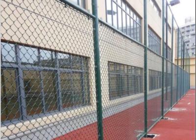 China Galvanized Security Wire Mesh 40x40mm Diamond Chain Link Fence for sale