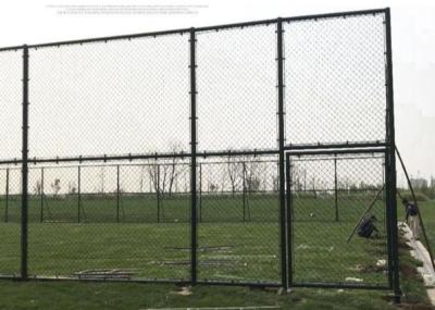 China Galvanized Security Wire Mesh 40x40mm Diamond Chain Link Fence for sale