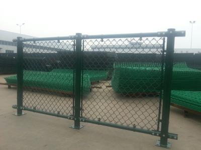 China Q195 Sportsfield 50*50mm Plastic Coated Diamond Mesh Fencing for sale