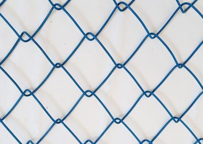 China Free Samples 40x40mm Diamond Chain Link Fence Steel And Pvc Coated for sale