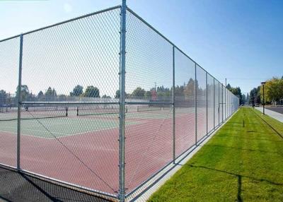 China Electric Galvanized Wire Diamond Chain Link Fence 60mm X 60mm Hole for sale