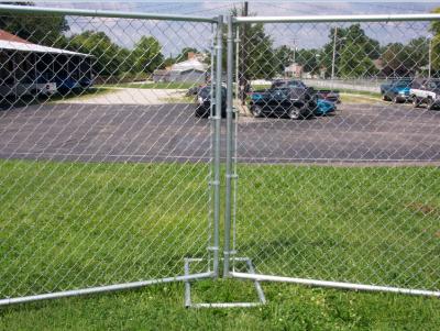 China Galvanized 6ft Height Anti Corrosion Temporary Chain Link Fence For Construction for sale
