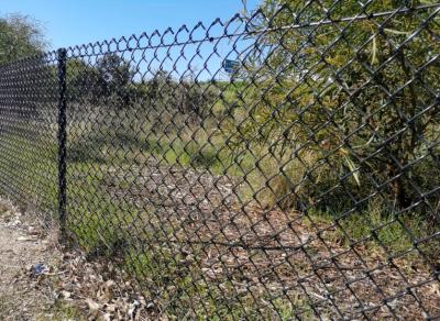 China 3mm Wire 60*60mm Opeing Twist Edge PVC Coated Chain Link Fence For Farm for sale