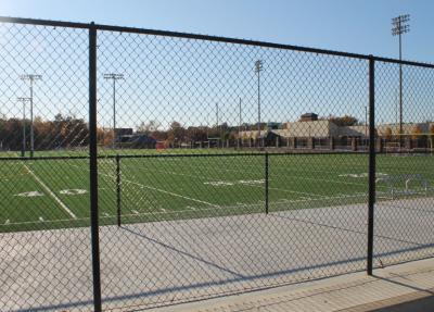 China Galvanized PVC Coated 6ft High Chain Link Fence Rustproof Diamond Hole for sale