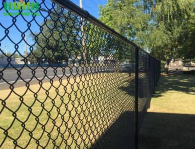 China Galvanized PVC Coated 6ft High Chain Link Fence Rustproof Diamond Hole for sale
