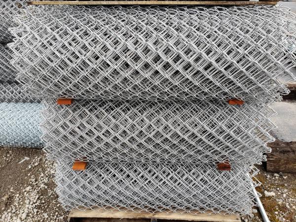 Quality Square Post PVC Coated Security Chain Link Wire Mesh Fence Hot Dipped Galvanized for sale