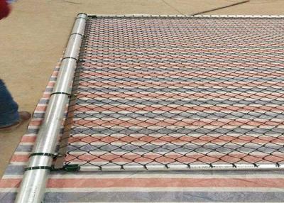 China 8 Foot Chain Link Fence With Galvanized PVC Coated Mesh Size 60*60mm for sale