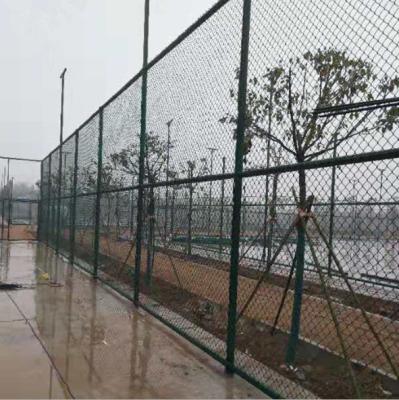 China PVC Coated Chain Link Fence Panels In Black For Trellis Gates for sale