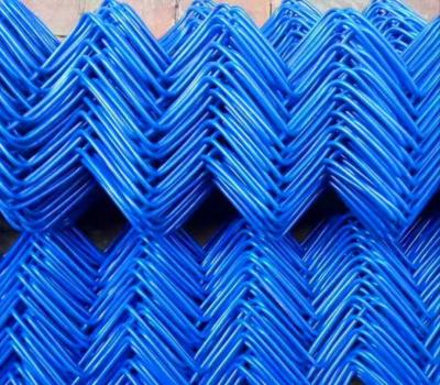 China PVC Coated Chain Link Fence Panels In Black For Trellis Gates for sale