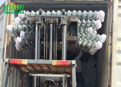 China PVC Coated Chain Link Fence Panels In Black For Trellis Gates for sale