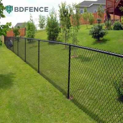 China 9 10 Gauge 5ft 6ft 7ft 8ft 10ft Powder Coated Galvanized Chain Link Fence for sale