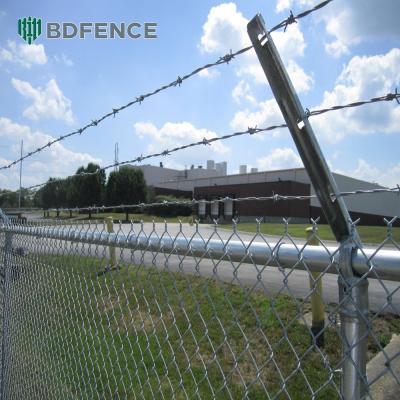 China 9 10 Gauge 5ft 6ft 7ft 8ft 10ft Powder Coated Galvanized Chain Link Fence for sale